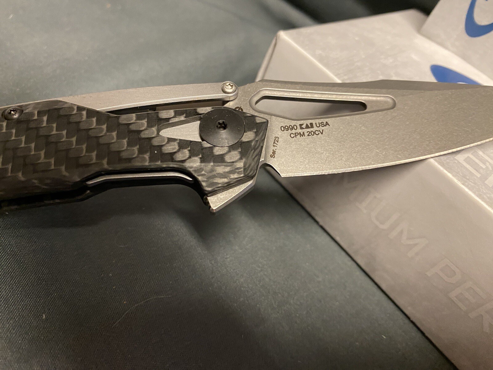 zero tolerance ZT 0990 Original CF/20CV SW Carbon Fiber BNIB | eBay