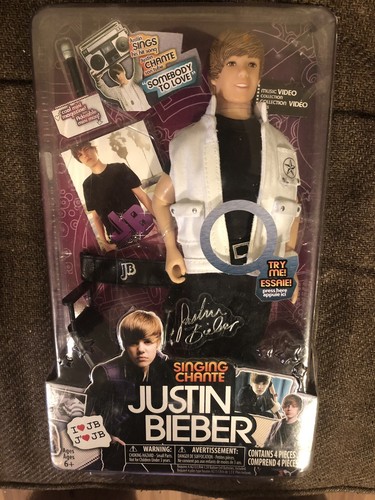 Vintage Justin Bieber Barbie Singing Doll - “Somebody To Love” 2010 ...