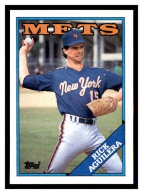 1988 Topps #434 Rick AGUILERA Pitcher New York Mets FREE shipping | eBay