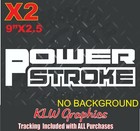 Power Vinyl Decal Sticker Stroke Turbo Diesel Truck 6.7L 7.3L Crew Cab ...