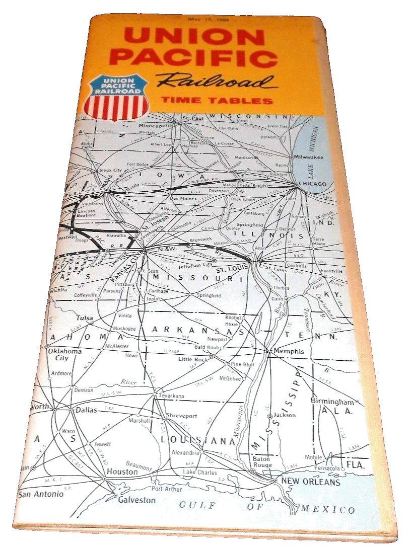 MAY 1969 UNION PACIFIC SYSTEM PUBLIC TIMETABLES | eBay