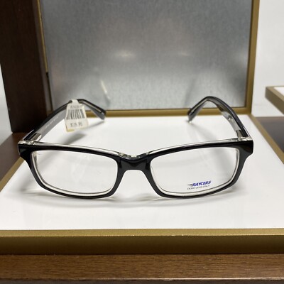 Raycers KB3003 BK/CR Kids Eyeglasses Frames Black Clear Rectangular 48 ...