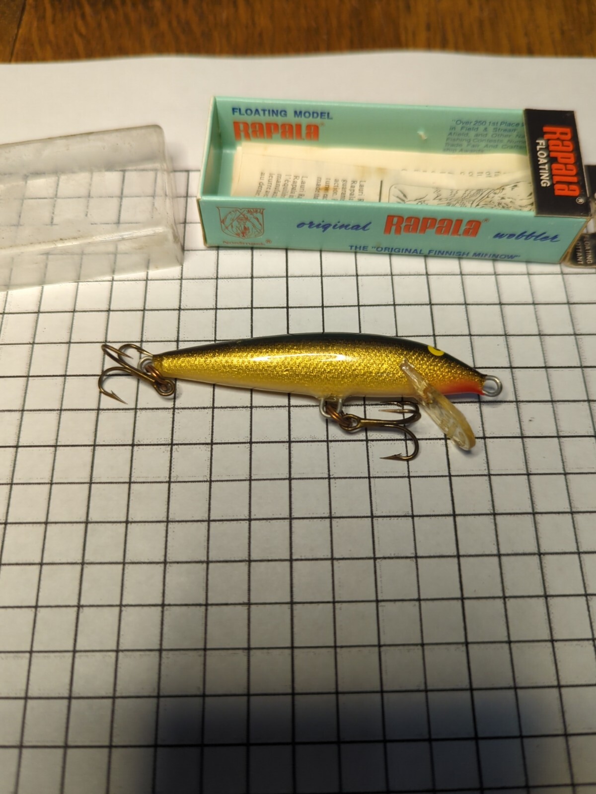 Rapala fishing lure-Floating-2 3/4'' - #7 G -GOLD | eBay