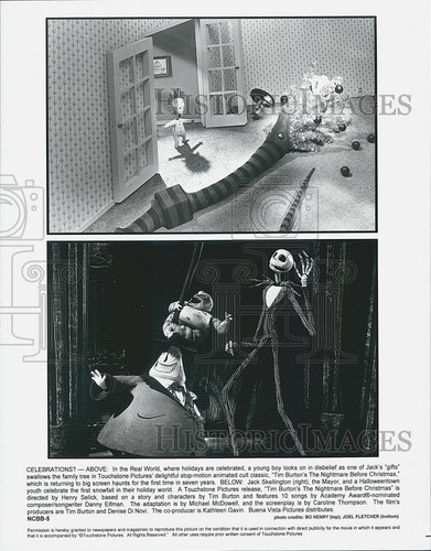 Press Photo "Tim Burton's The Nightmare Before Christmas" Jack ...