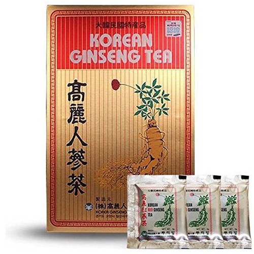 Original Korean Ginseng Tea 3g 100 Packets w/ Korean Red Ginseng Tea 3 ...