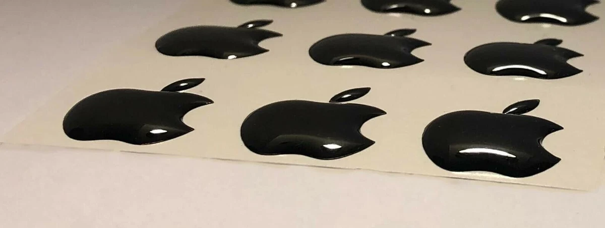 3d Black Apple Logo