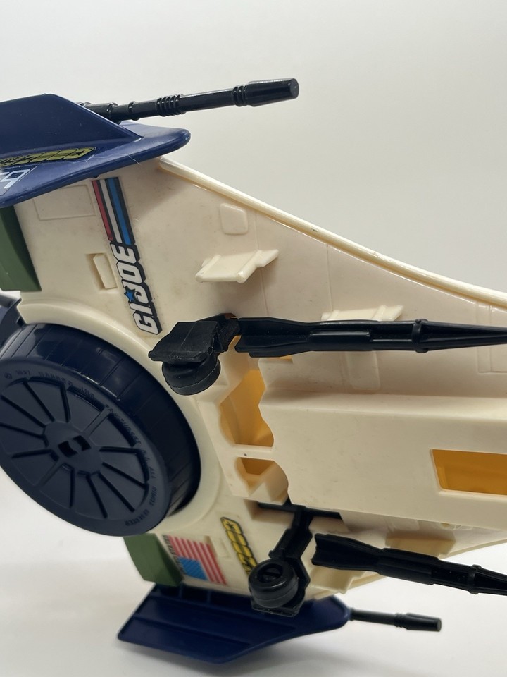 1987 ARAH GI Joe Vector Jet Battle Force 2000 near COMPLETE + maverick ...