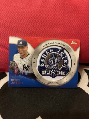 2014 TOPPS COMMEMORATIVE PATCH DEREK JETER NR-MT | eBay