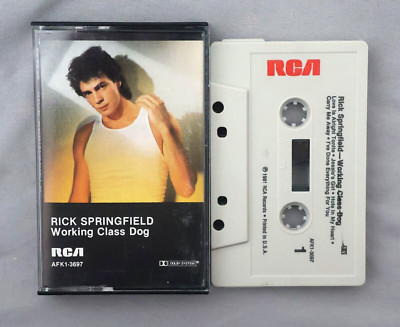 Rick Springfield: Working Class Dog. ALT. COVER ART. Cassette Tape. | eBay