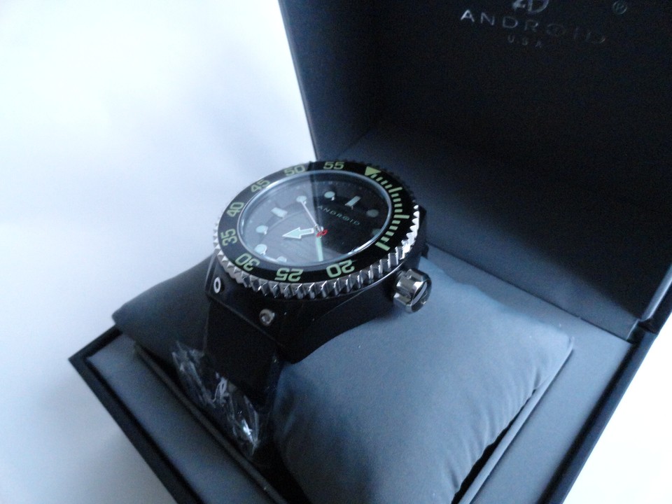 Android Men's AD576BKK Divemaster Espionage 2 Cal.TY2806 Automatic 500 ...