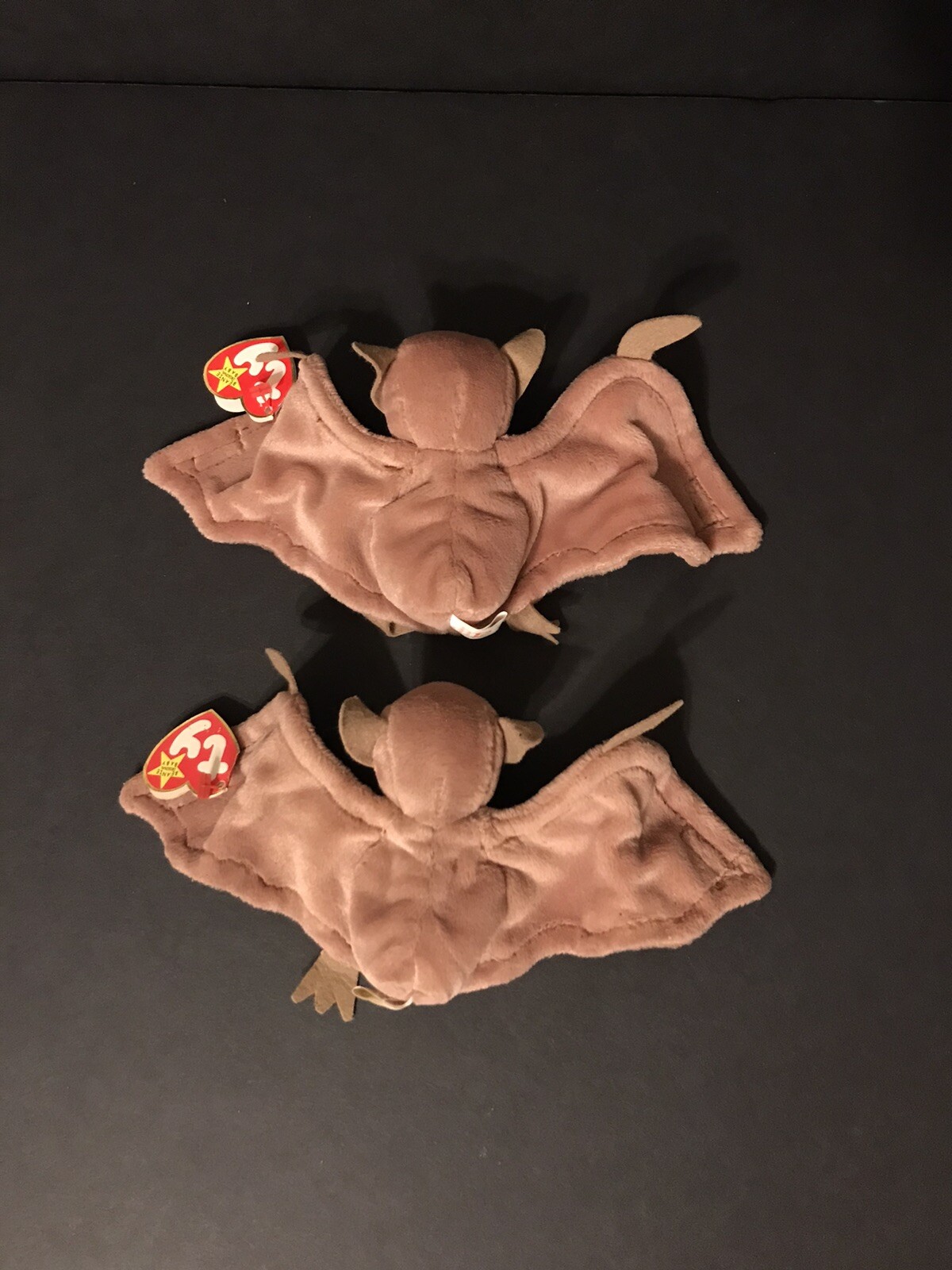 TY Beanie Baby Set of 2 Batty Brown Bats 1996/1997 W/ All Original Tags ...
