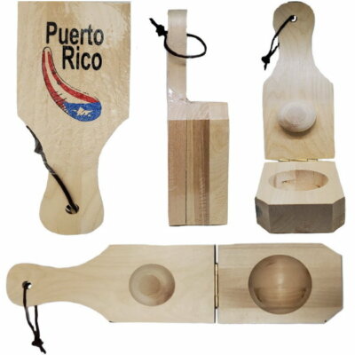 Puerto Rico Wood Tostonera W/ Guiro Design Tostone Relleno * Cup by ...