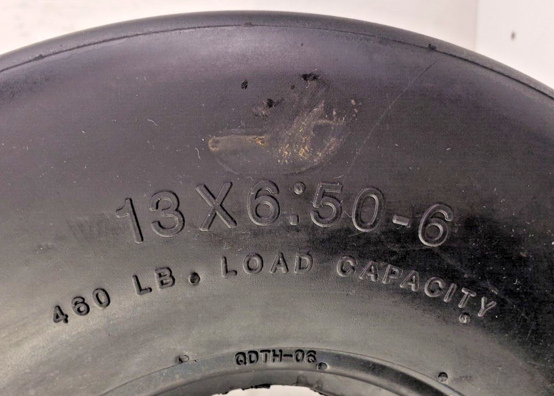 13x6.50-6 TIRE Flat Proof Free solid some Scag Gravely Hustler X-mark ...