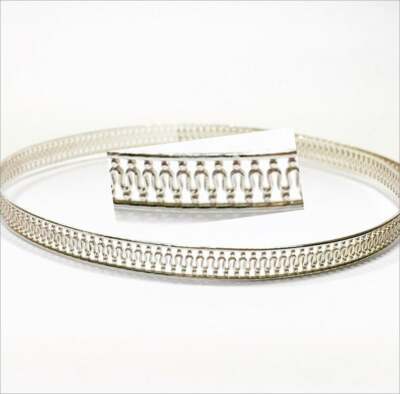 12 inch Gallery Pattern wire - 5mm Sterling silver 935 Decorative Bezel ...