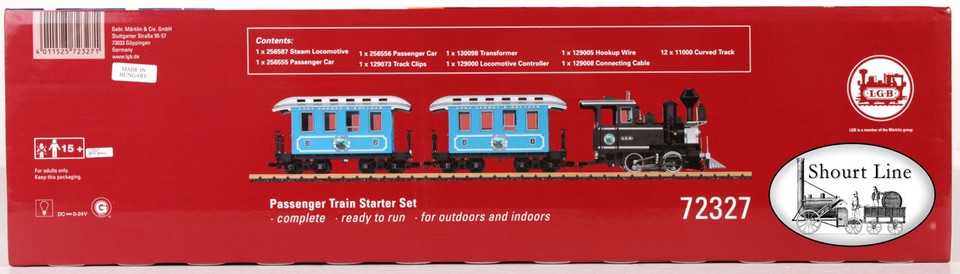 LGB 72327 SL Tiffany Ultimate Hybrid 71 LED Passenger Christmas Train ...