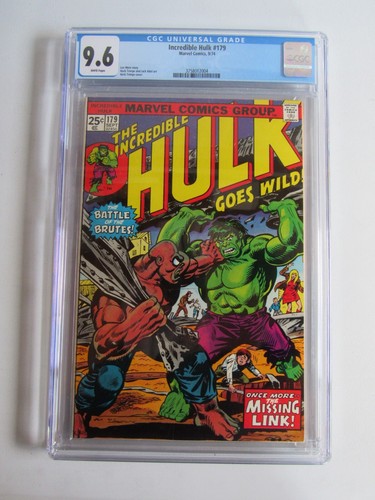 Incredible Hulk 179 CGC 9.6 WP The Missing Link 1974 | eBay
