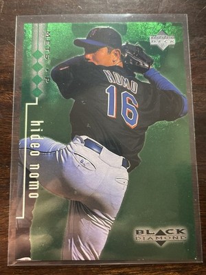 1999 Upper Deck Black Diamond Quadruple Diamond #53 Hideo Nomo NY Mets ...