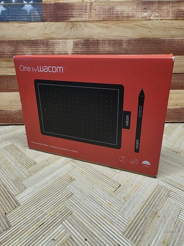 One by Wacom Creative Pen Drawing Tablet In Red And Black CTL-472/K1-AX ...