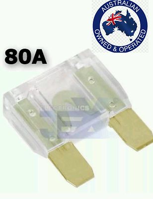 5 x MAXI BLADE FUSE 80 Amp (30mm x34mm) FREE POST | eBay Australia