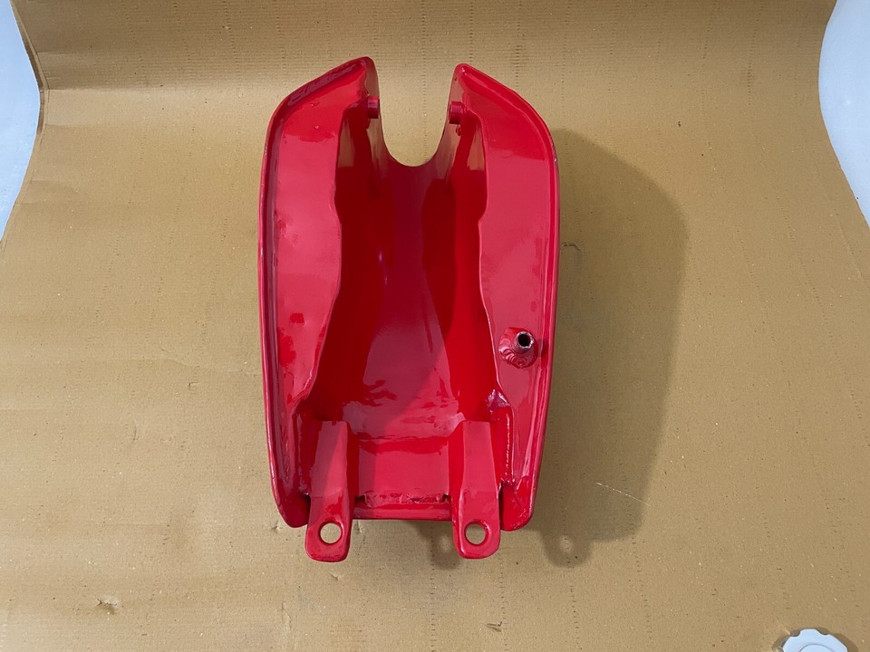 Yamaha DT175 DT 175 1977 -78 Steel Red Painted Fuel Petrol Gas Tank ...