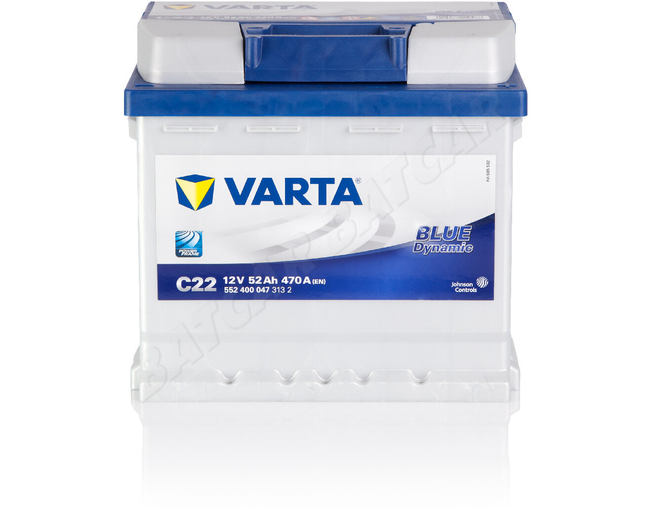 Starterbatterie Varta C22 12V 52 Ah Autobatterie TOP Angebot gefüllt u ...
