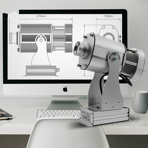 40W Customized Outdoor Advertising Sign LOGO Projection Lamp LED ...