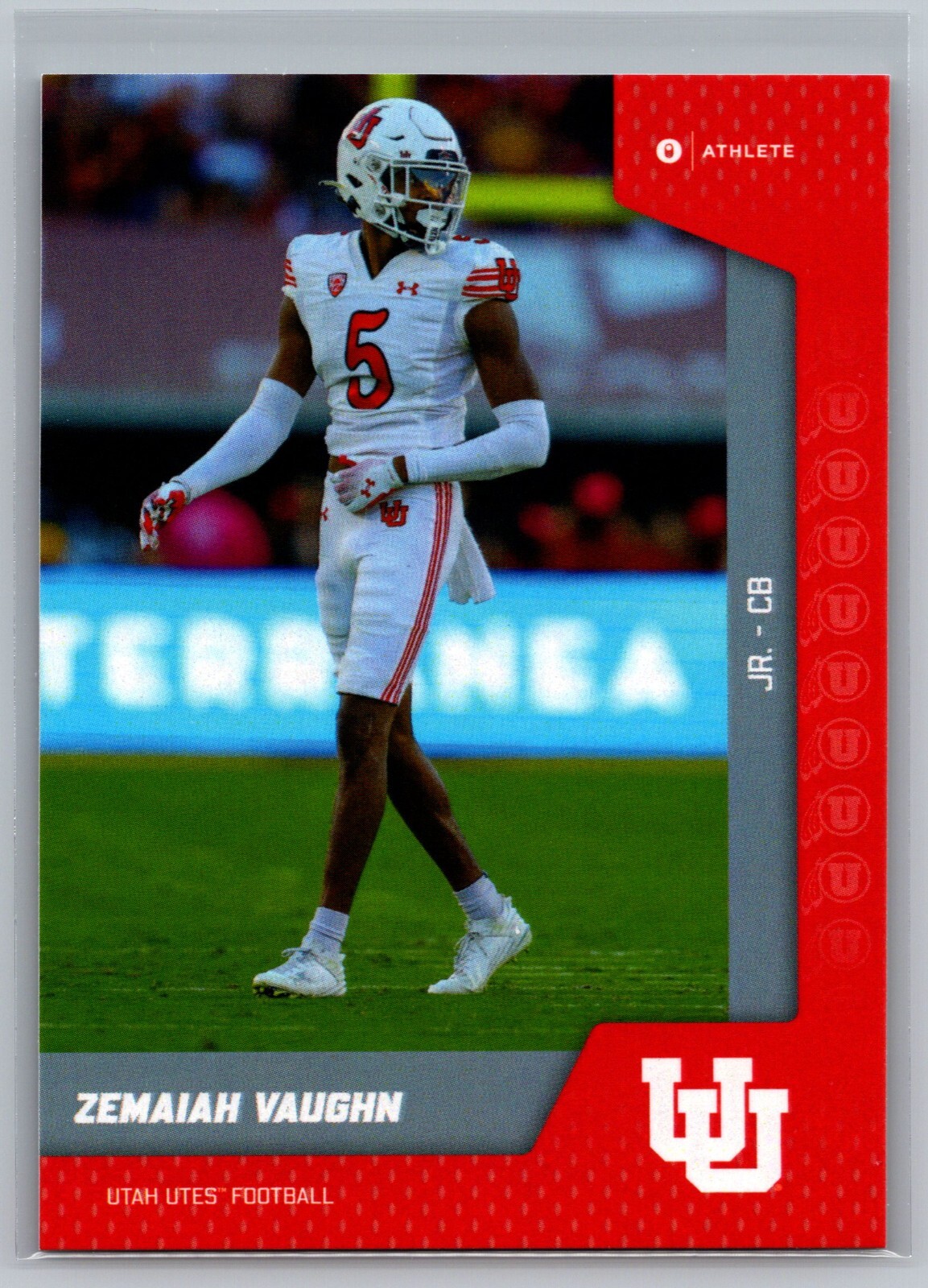 Zemaiah Vaughn 2023 ONIT University of Utah Utes #65 Football Card RC ...
