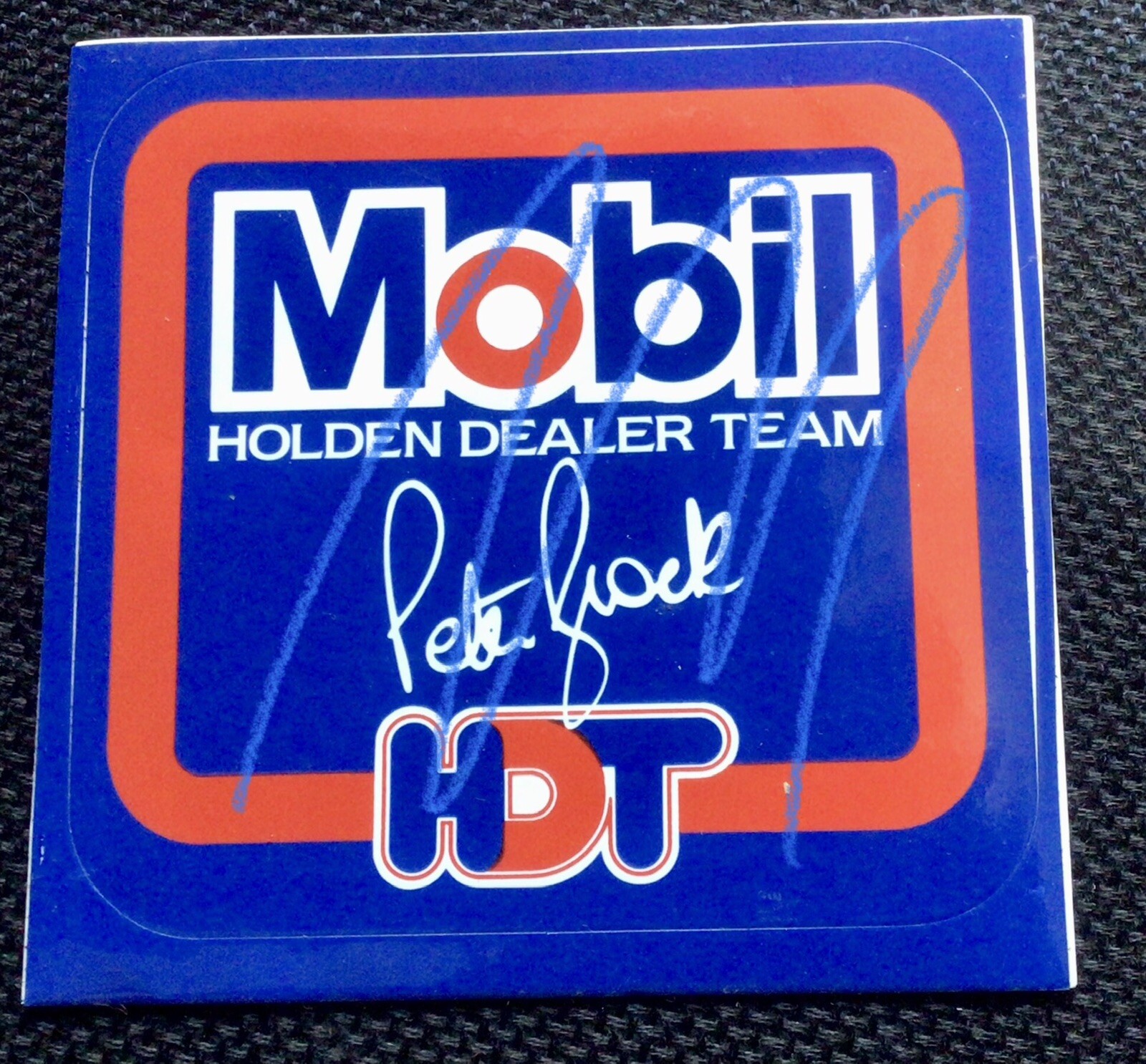 RARE Origanal Holden Peter Brock HDT Mobil Sticker un used | eBay