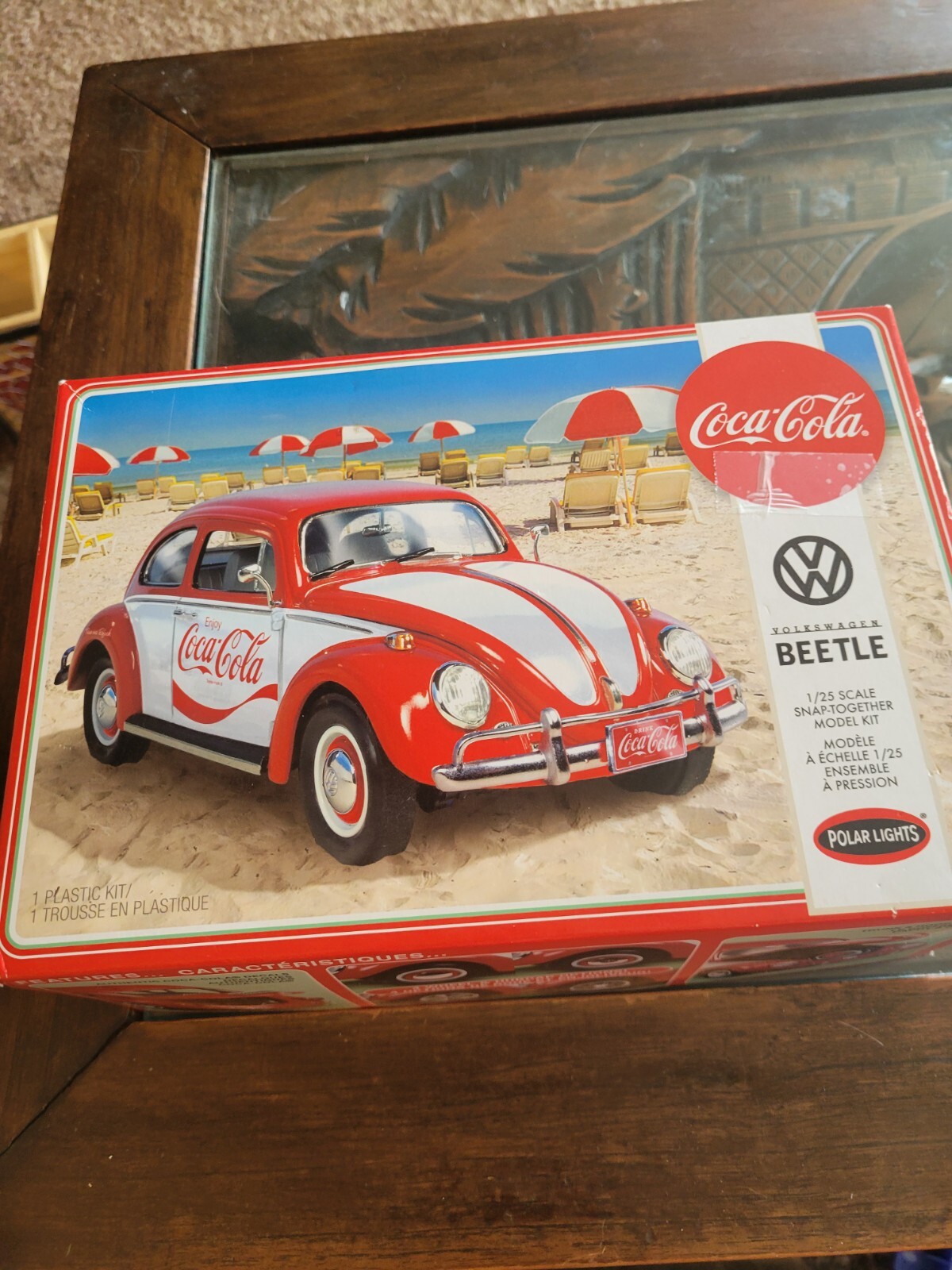 COCA-COLA VW BEETLE SNAP IT MODEL KIT-NIB-1/25 SCALE | eBay