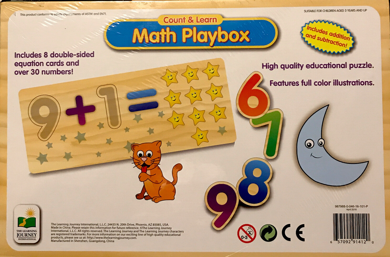 Count and Learn Math Playbox Educational Addition & Subtraction, Ages 3 ...