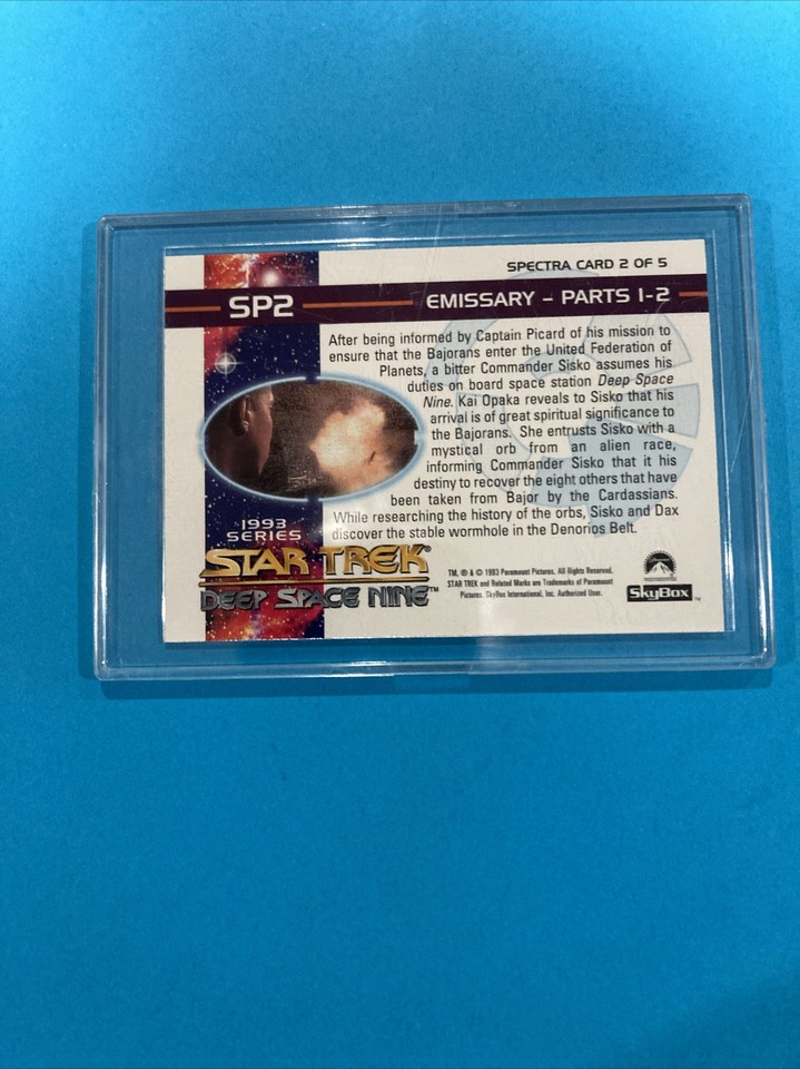 Star Trek: Deep Space Nine Trading Cards Spectra Card SP2 Emissary ...