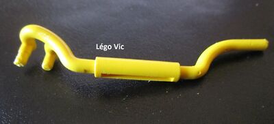 Lego 4466 Vehicle Exhaust Pipe Twin Inlet 11L Left Pot Echapement 3630 ...