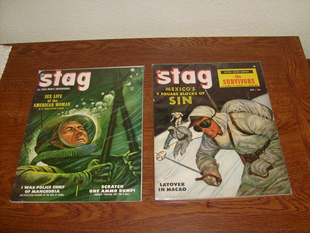 4 vintage STAG magazines from 1953 to 1956 | eBay