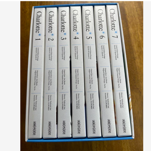Charlotte DVD 1-7 Volume Set with Box and Booklet Anime free shipping ...