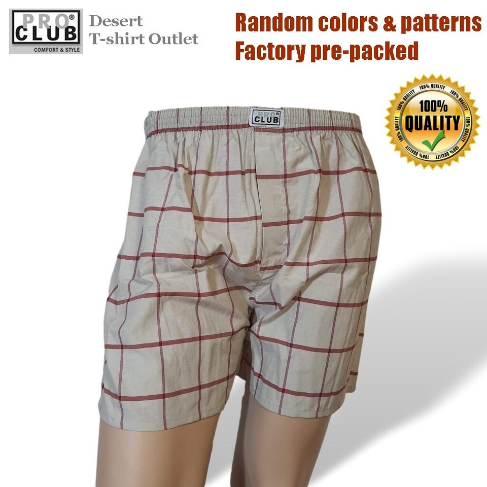 PRO CLUB BOXERS TRUNK SHORT PROCLUB MENS UNDERWEAR BIG AND TALL LOT 2 ...