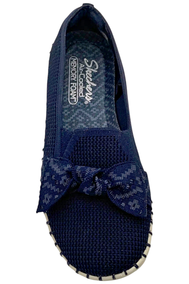 Skechers Sepulveda 2.0 Washable Slip-Ons w/ Bow Navy | eBay