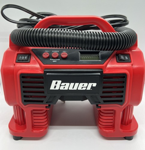Bauer 20 Volt Dual Power Cordless Tire Air Inflator Deflator Inflating ...