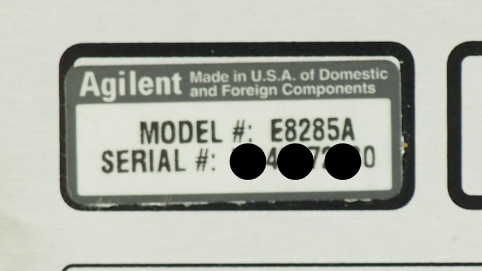 Agilent E8285A CDMA/PCS Mobile Station Test Set | eBay