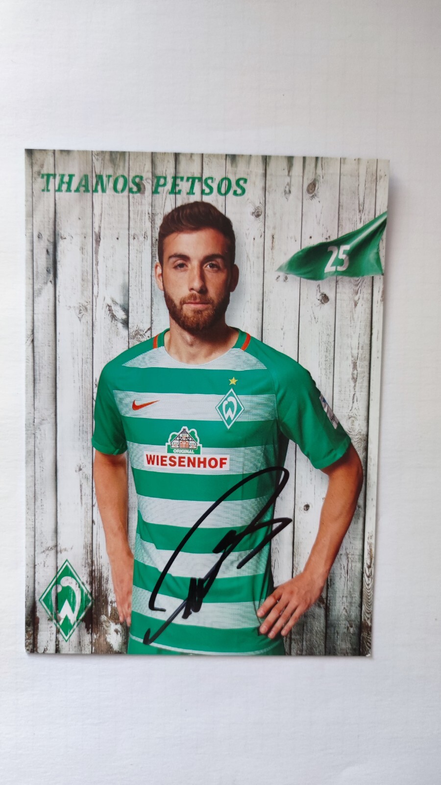 Thanos Petsos, Griechenland, Werder Bremen, Original Autogramm | eBay.de