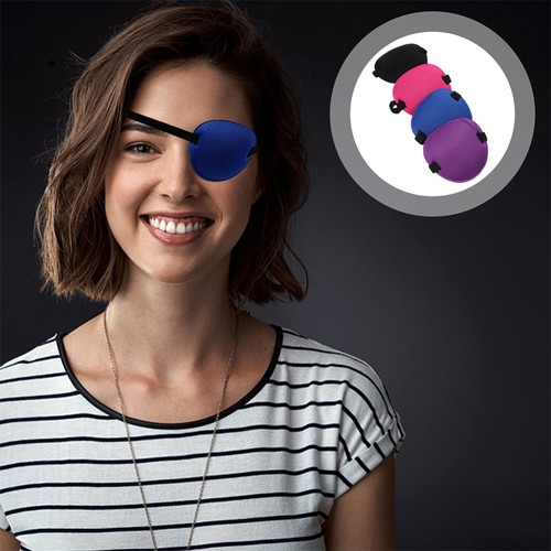 4Pcs Single Eye Patch Lazy Eye Strabismus Correction Patch Portable Eye ...