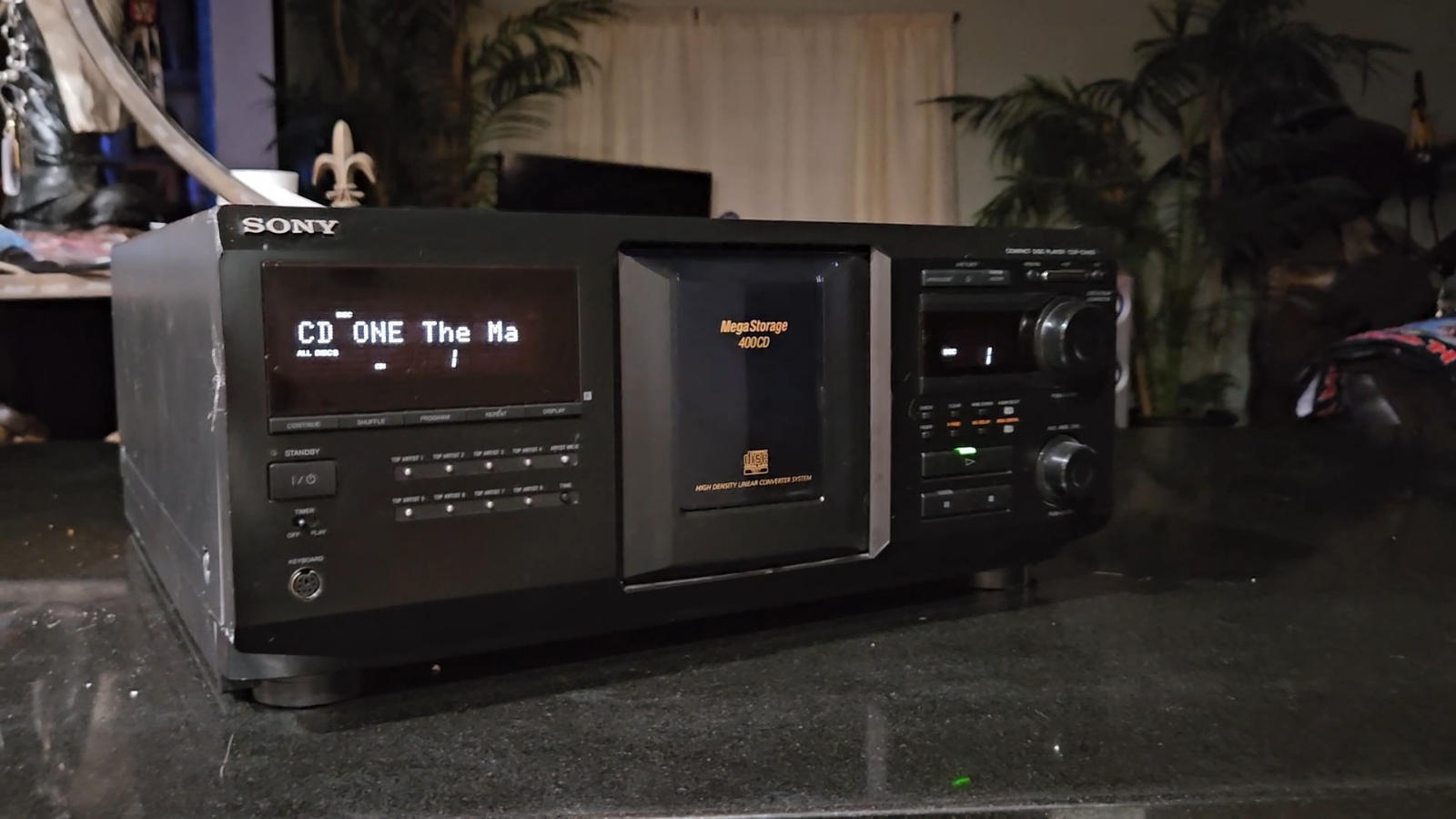Sony CDP-CX455 400 Disc CD Mega Storage Player Changer (New Belts) | eBay