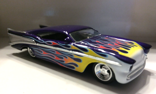 1:64 Hot Wheels LE Boyd Coddington 1957 57 Chevy Chezoom Purple with ...