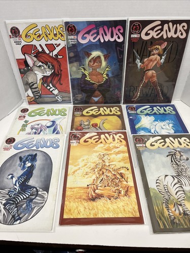 16pc Lot Genus Comic Lot Sin Factory Furry Anthropomorphic | eBay
