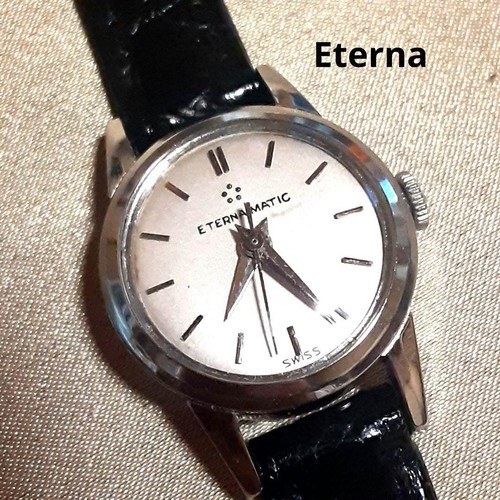Eterna Matic Women’s Auto Watch Silver Dial Rare Swiss Used | eBay