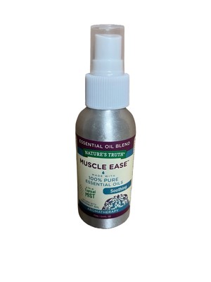Nature's Truth Muscle Ease Soothing 100% Pure Essential Oil Spray Mist ...
