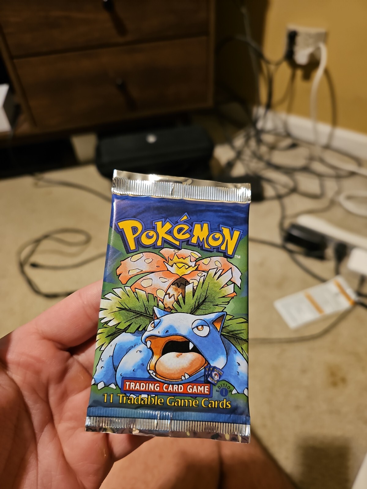 Pokemon 1ST EDITION BASE SET BOOSTER PACK - 20.4g - FACTORY SEALED ...