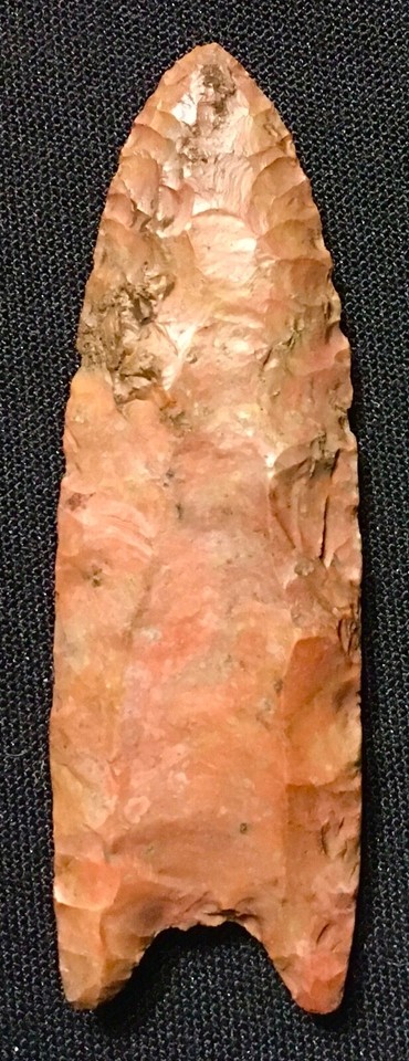 Authentic paleo Fluted Cumberland Point Indian Arrowhead Artifact #2 | eBay