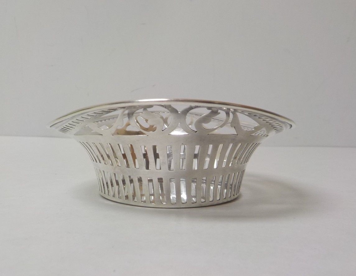 Mathews & Prior NY Sterling Silver Reticulated 6" Oval Dish #2016, 60 ...