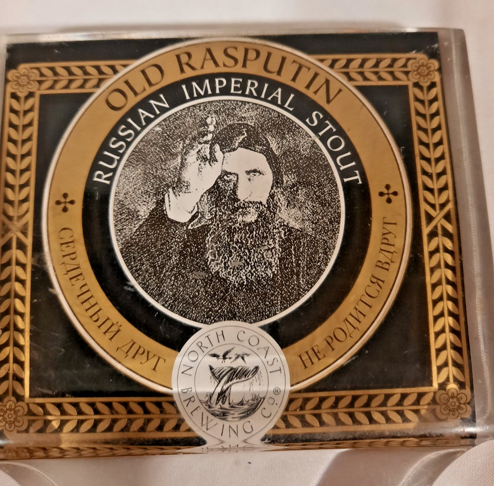 VINTAGE OLD RASPUTIN RUSSIAN IMPERIAL STOUT ICONIC BAR DRAFT BEER TAP ...