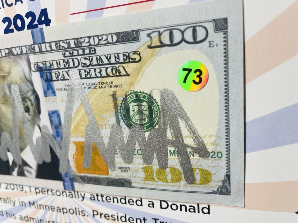 Donald Trump Signed Autographed $100 Donald Trump Bill With COA | eBay